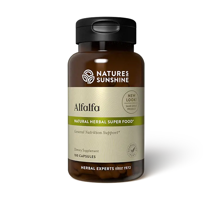Alfalfa Supplements Alfalfa 340 mg Capsules | Nature's Sunshine